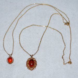 Jewelry | Two Pretty Amber Necklaces | Poshmark